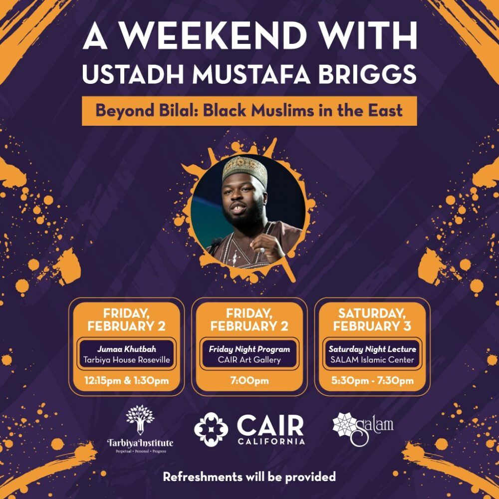 A Weekend with Ustadh Mustafa Briggs - SALAM Islamic Center